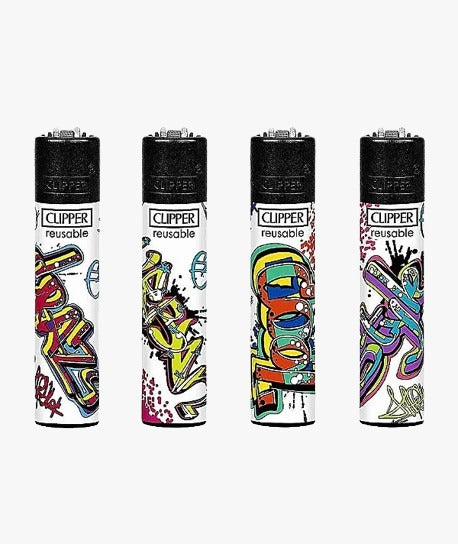 Isqueiro Clipper Maxi Street Life (Display c/ 24un) – Tabacaria Floripa