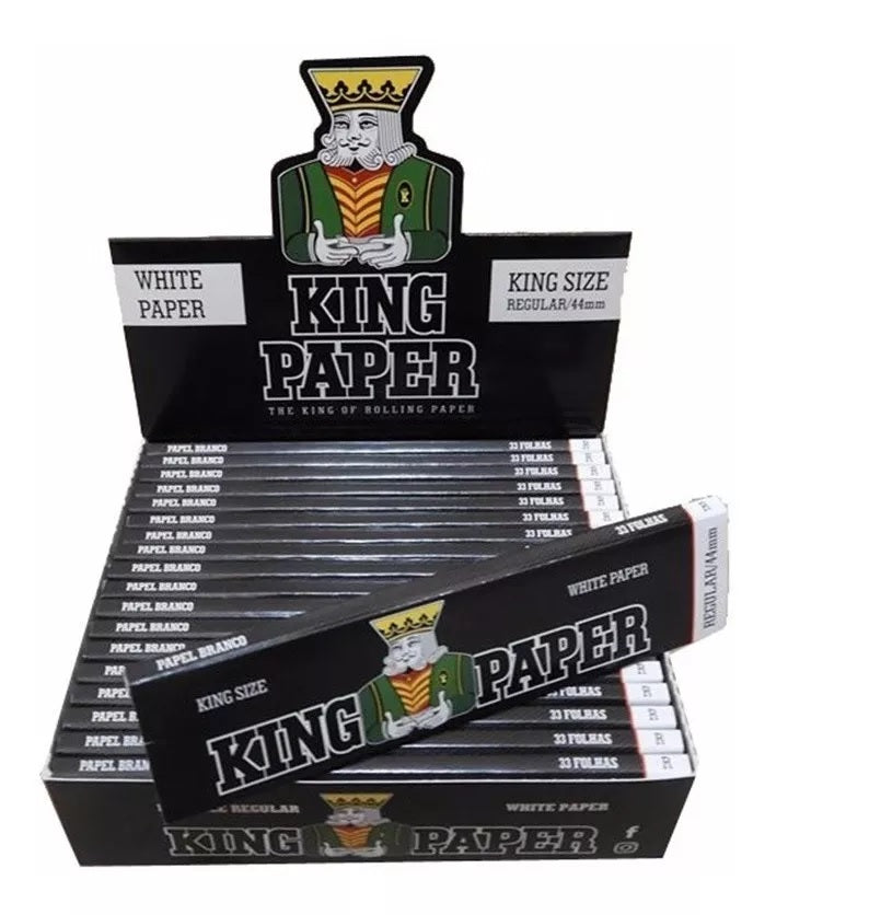 Seda King Paper White King Size - Caixa com 20 – Tabacaria Floripa