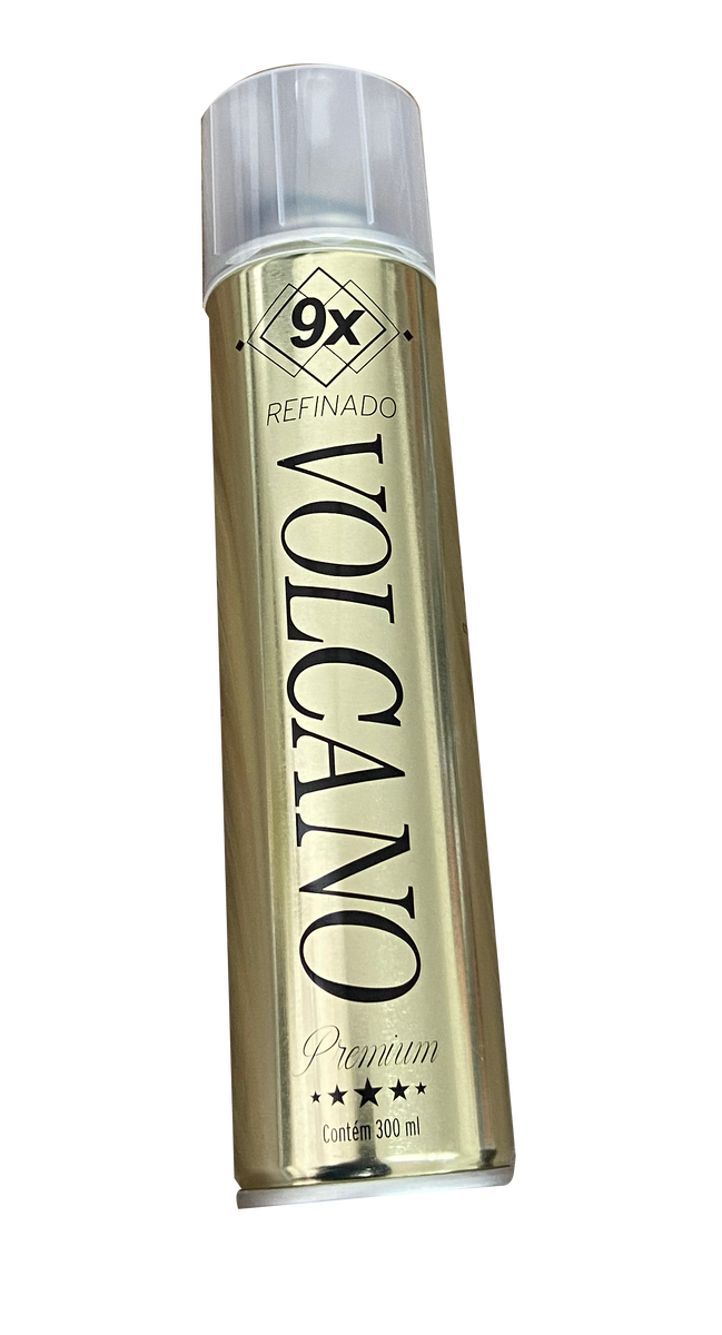 Gás Butano Volcano Premium 9x Refinado 300ml – Tabacaria Floripa