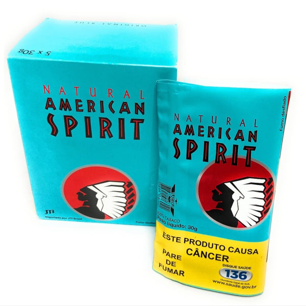 Tabaco Para Cigarro American Spirit 30g Blue - Display c/ 5 unid ...